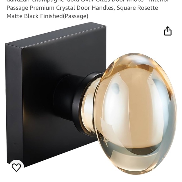 Dairazan | Other | 4 Dairazan Glass Oval Champagne Dummy Knobs | Poshmark